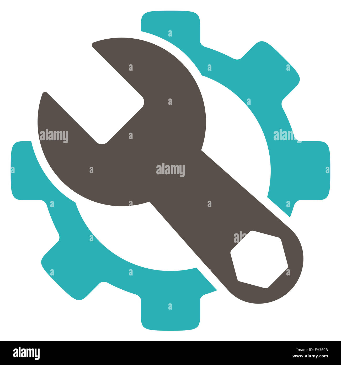 Service Tools Icon Stock Photo - Alamy