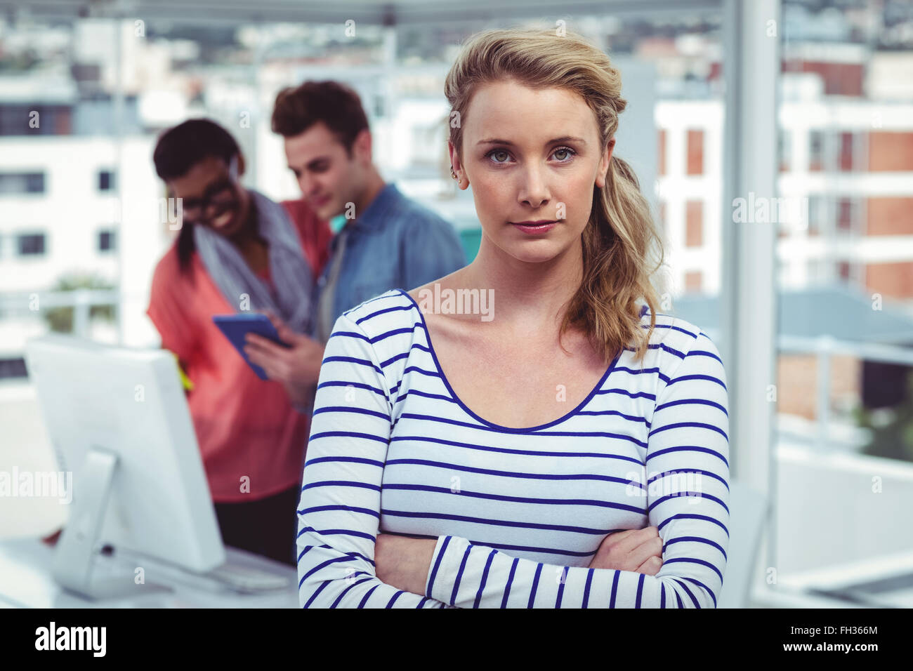 Creative business team working hard together Stock Photo - Alamy