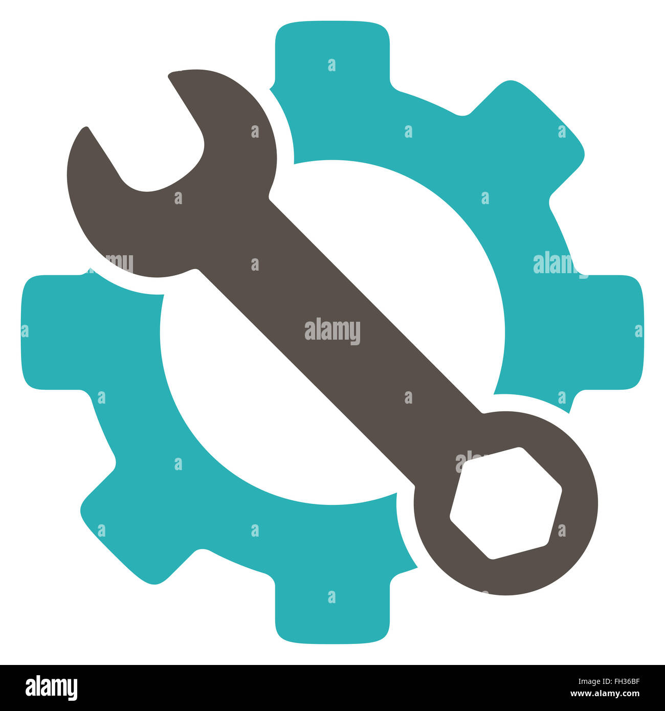 Service Tools Icon Stock Photo - Alamy
