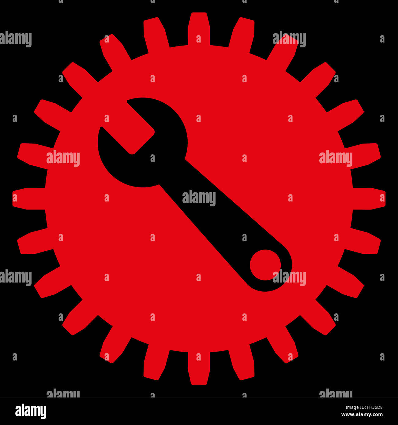 Service Tools Icon Stock Photo - Alamy