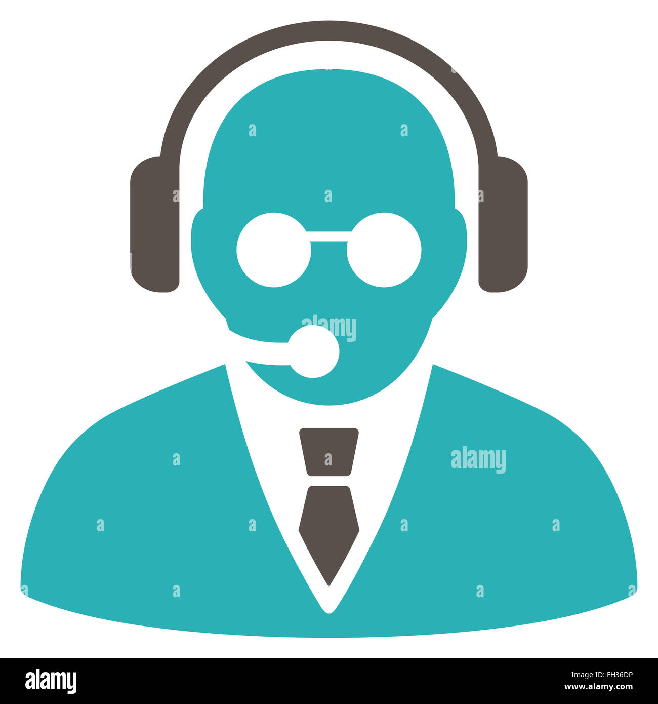 Support Manager Icon Stock Photo - Alamy