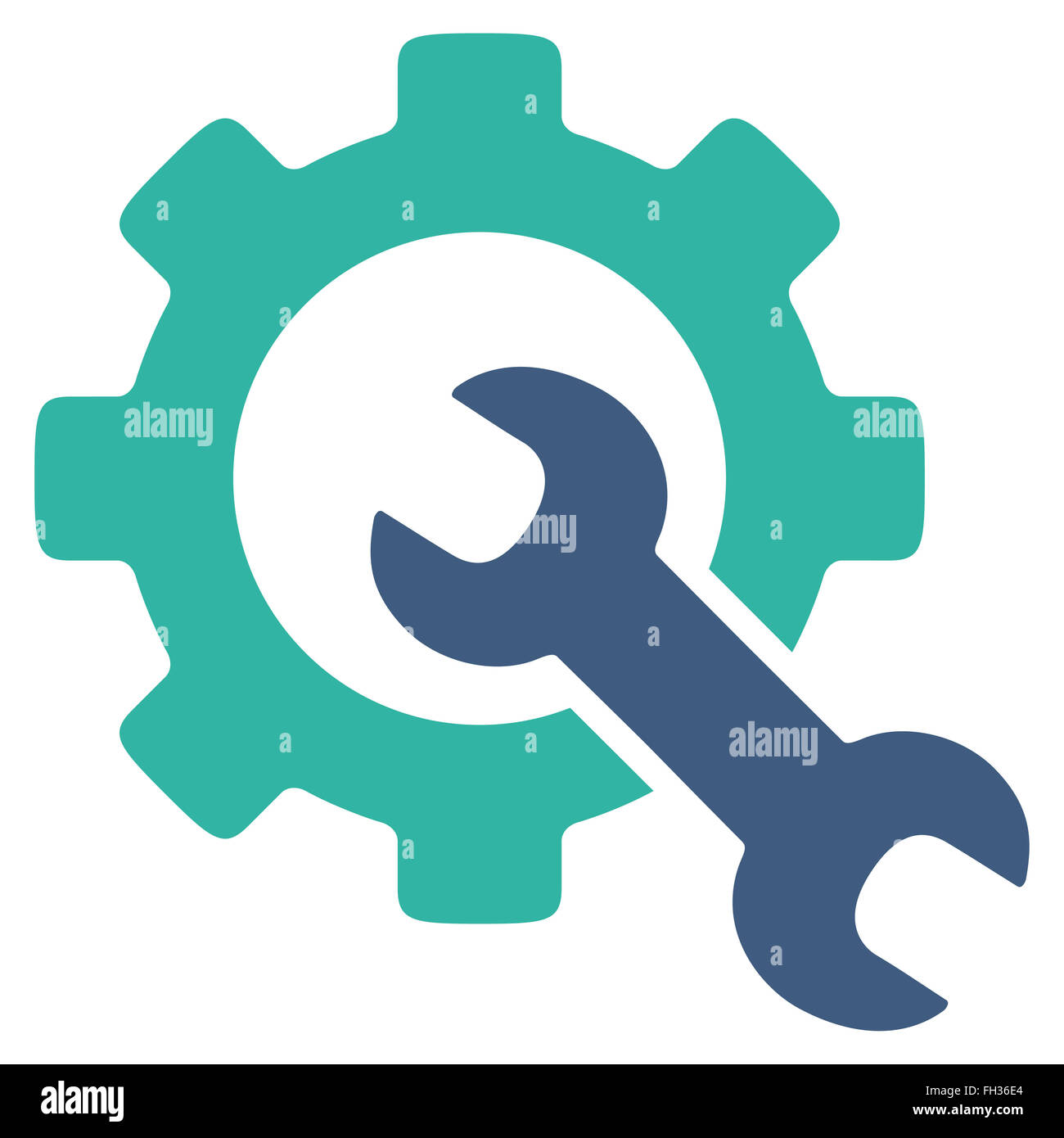 Service Tools Icon Stock Photo - Alamy