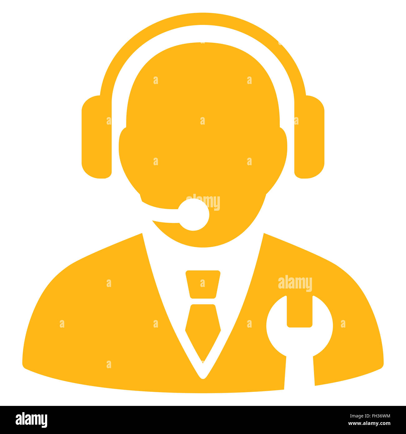 Service Manager Icon Stock Photo - Alamy