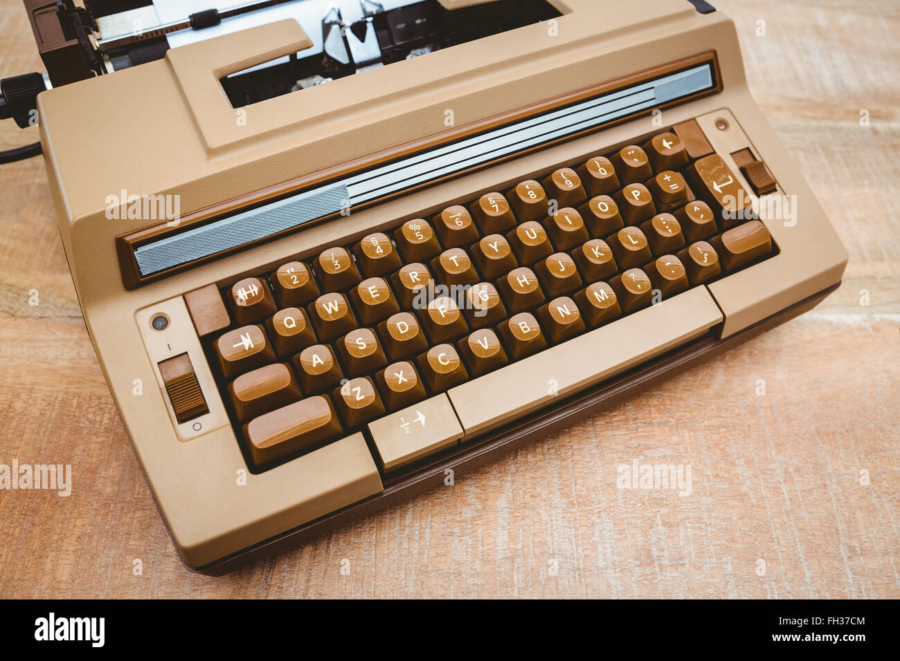 View of an old typewriter Stock Photo - Alamy