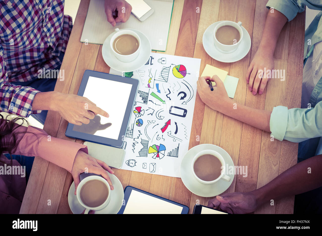 Young creative team working together Stock Photo - Alamy