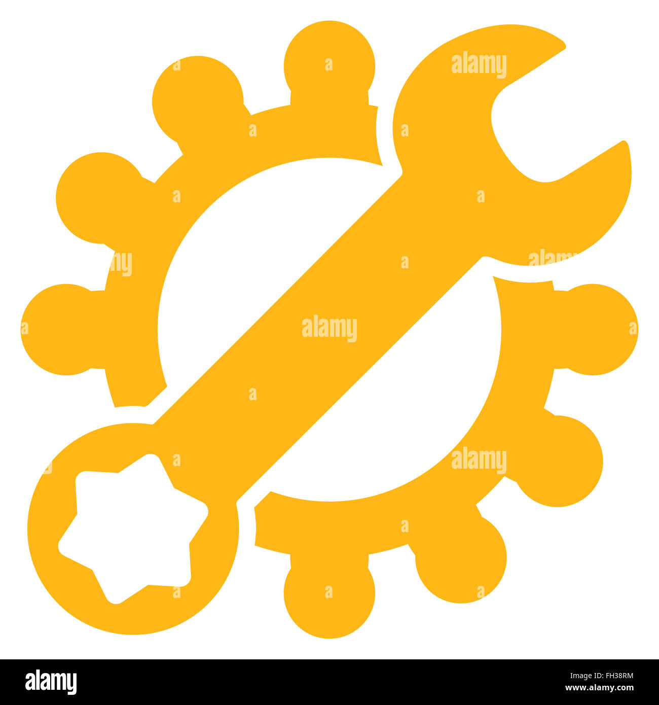 Service Tools Icon Stock Photo - Alamy