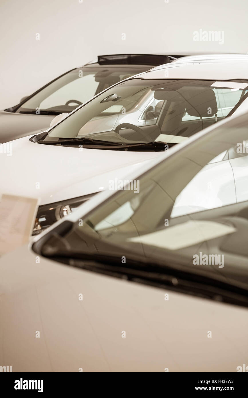 View row new car showroom hi-res stock photography and images - Alamy