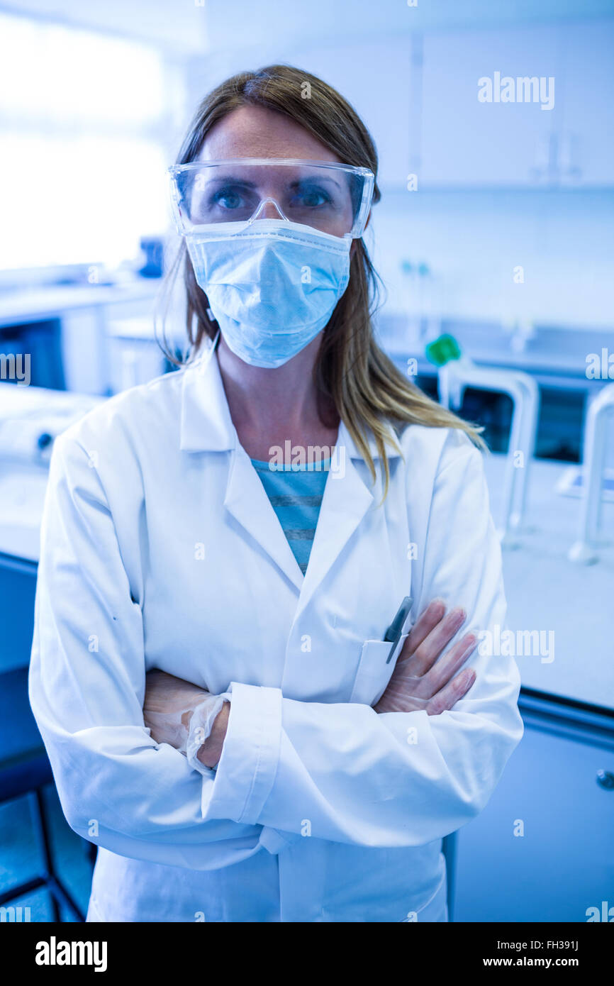 Scientist looking at the camera Stock Photo - Alamy