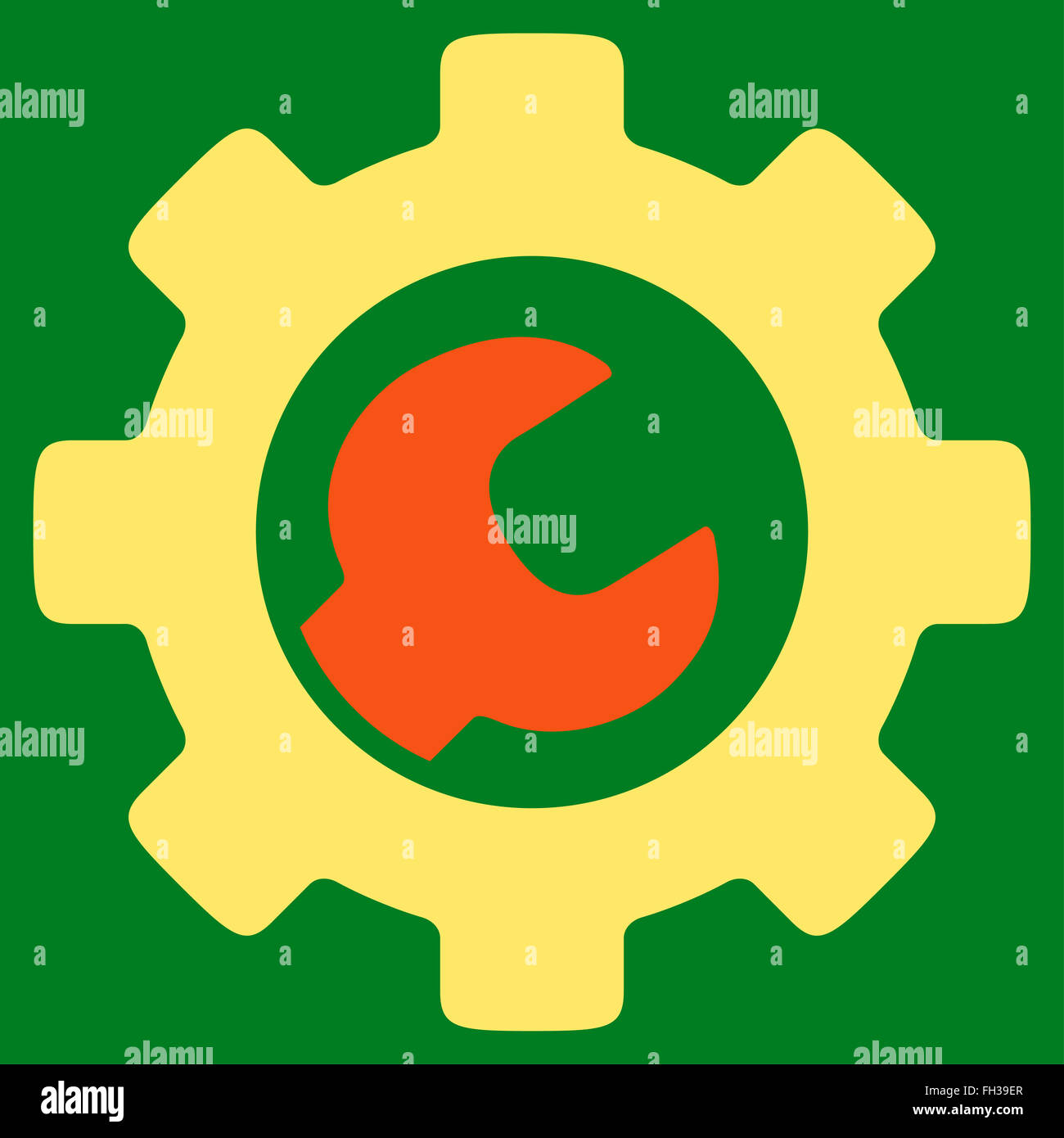 Service Tools Icon Stock Photo - Alamy