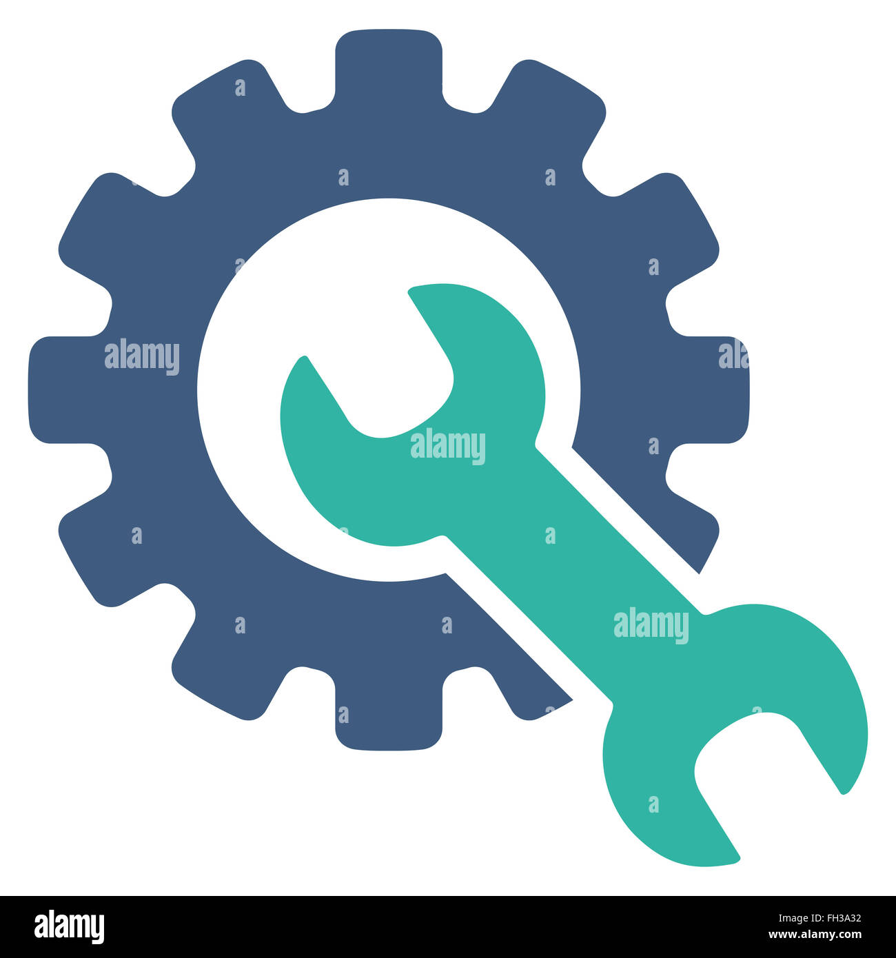 Service Tools Icon Stock Photo - Alamy