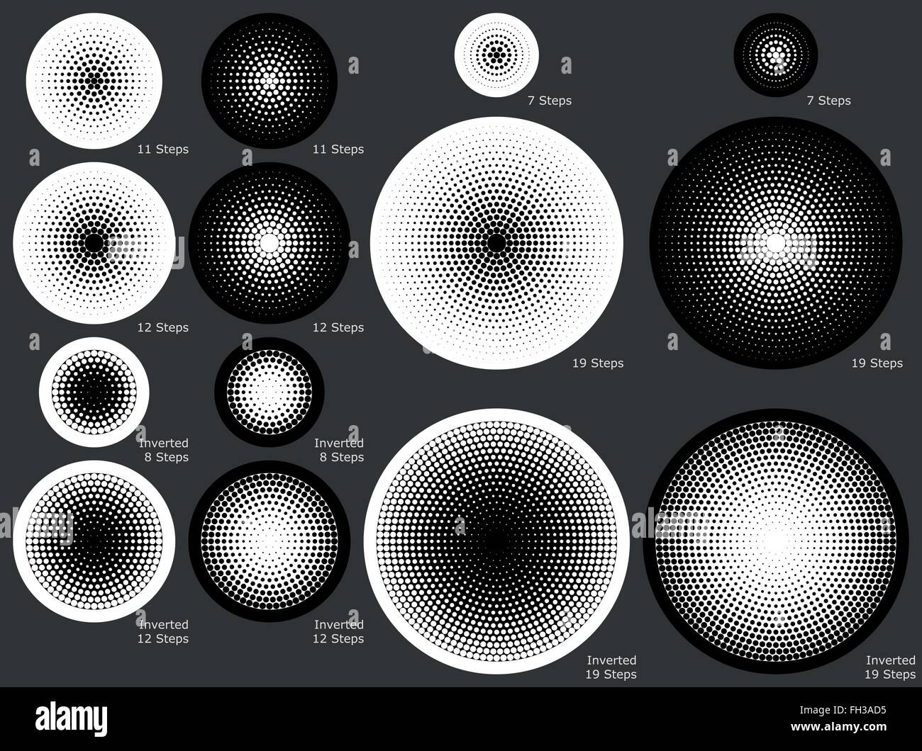 Black Radial Gradient Background