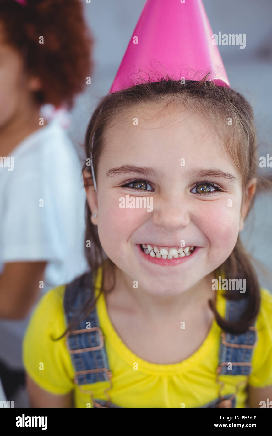 Excited kids enjoying a birthday party Stock Photo - Alamy