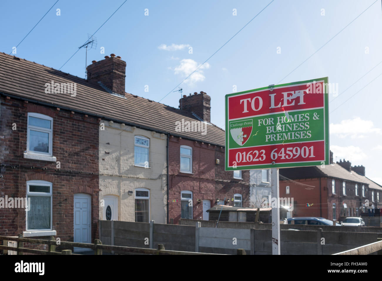 Shirebrook houses hi-res stock photography and images - Alamy