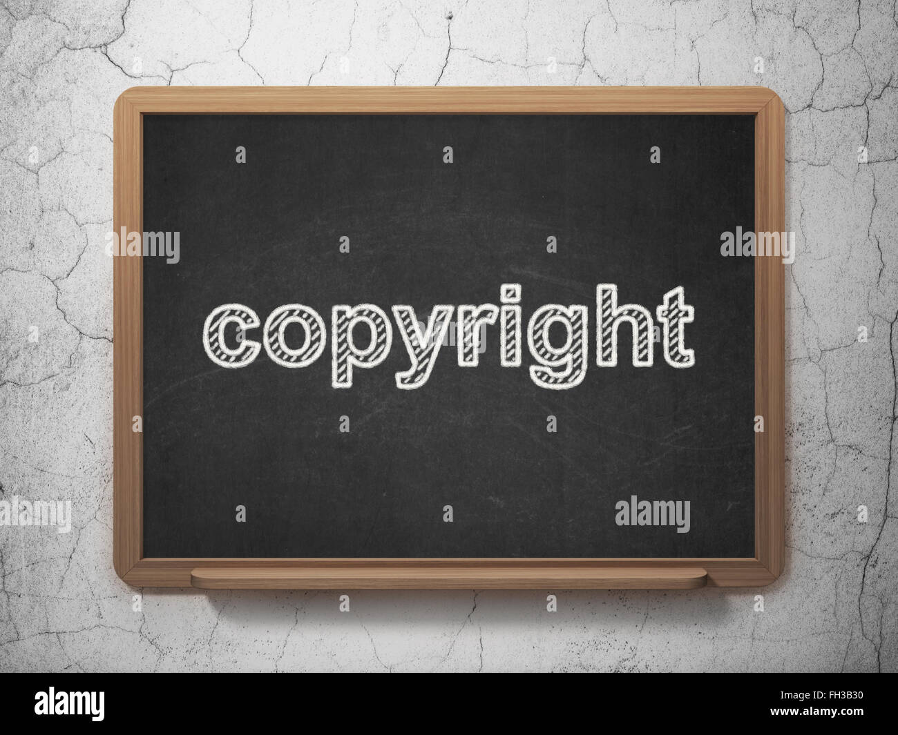 Law concept: Copyright on chalkboard background Stock Photo - Alamy