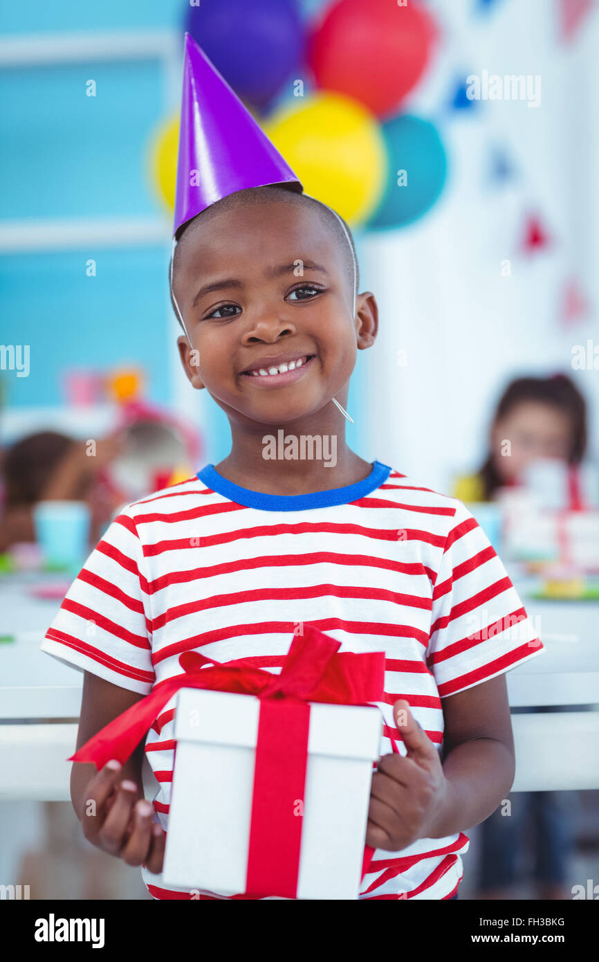 Happy kids at a birthday party Stock Photo - Alamy