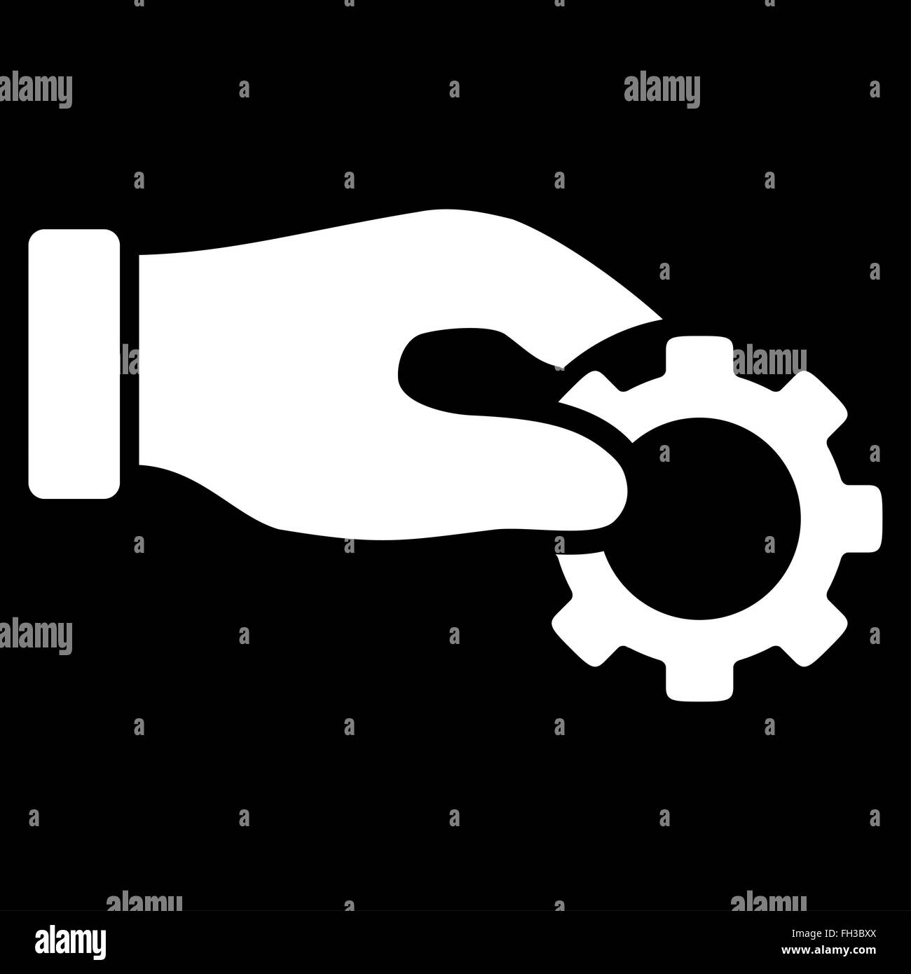 Development Flat Icon Stock Photo - Alamy