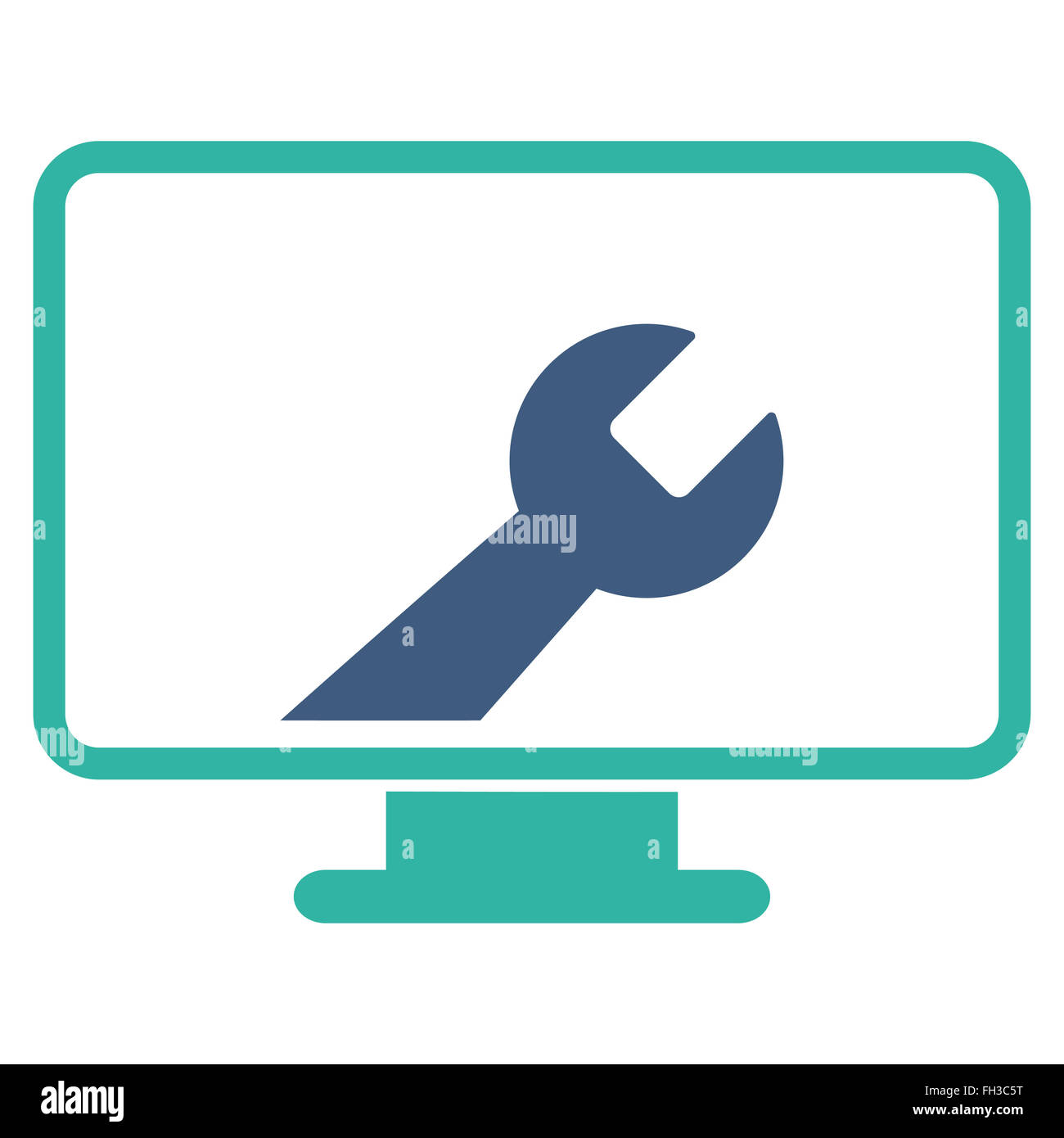 Desktop Options Icon Stock Photo - Alamy