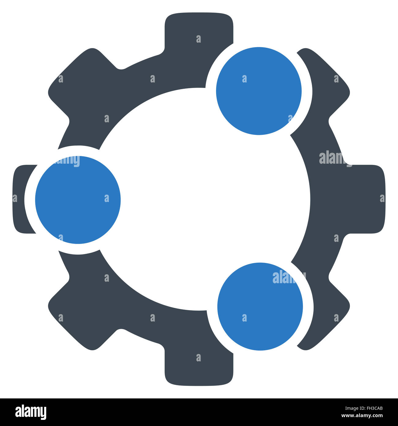 Teamwork Flat Icon Stock Photo - Alamy