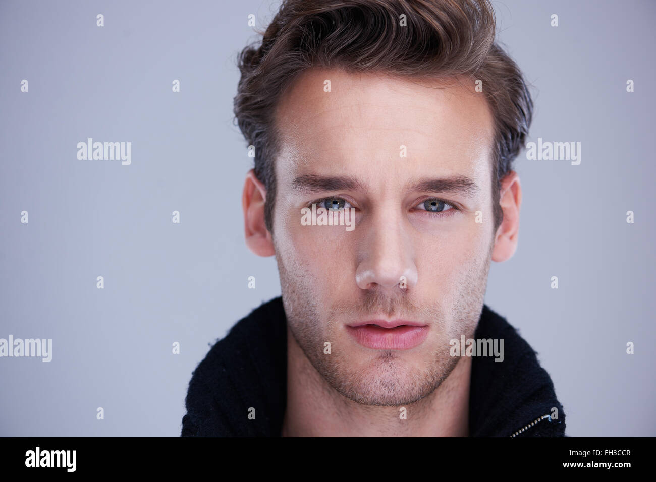 handsome young man portrait Stock Photo - Alamy