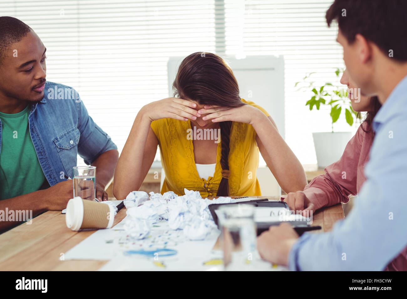 Young manager feeling the pressure Stock Photo - Alamy