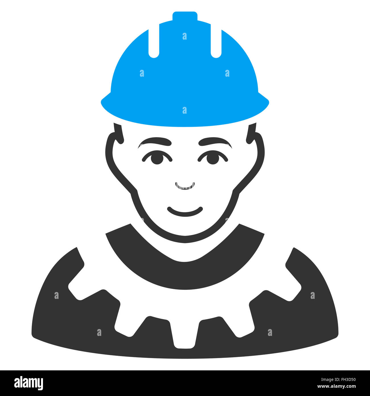 Carpenter avatar icon builder handyman hi-res stock photography and ...