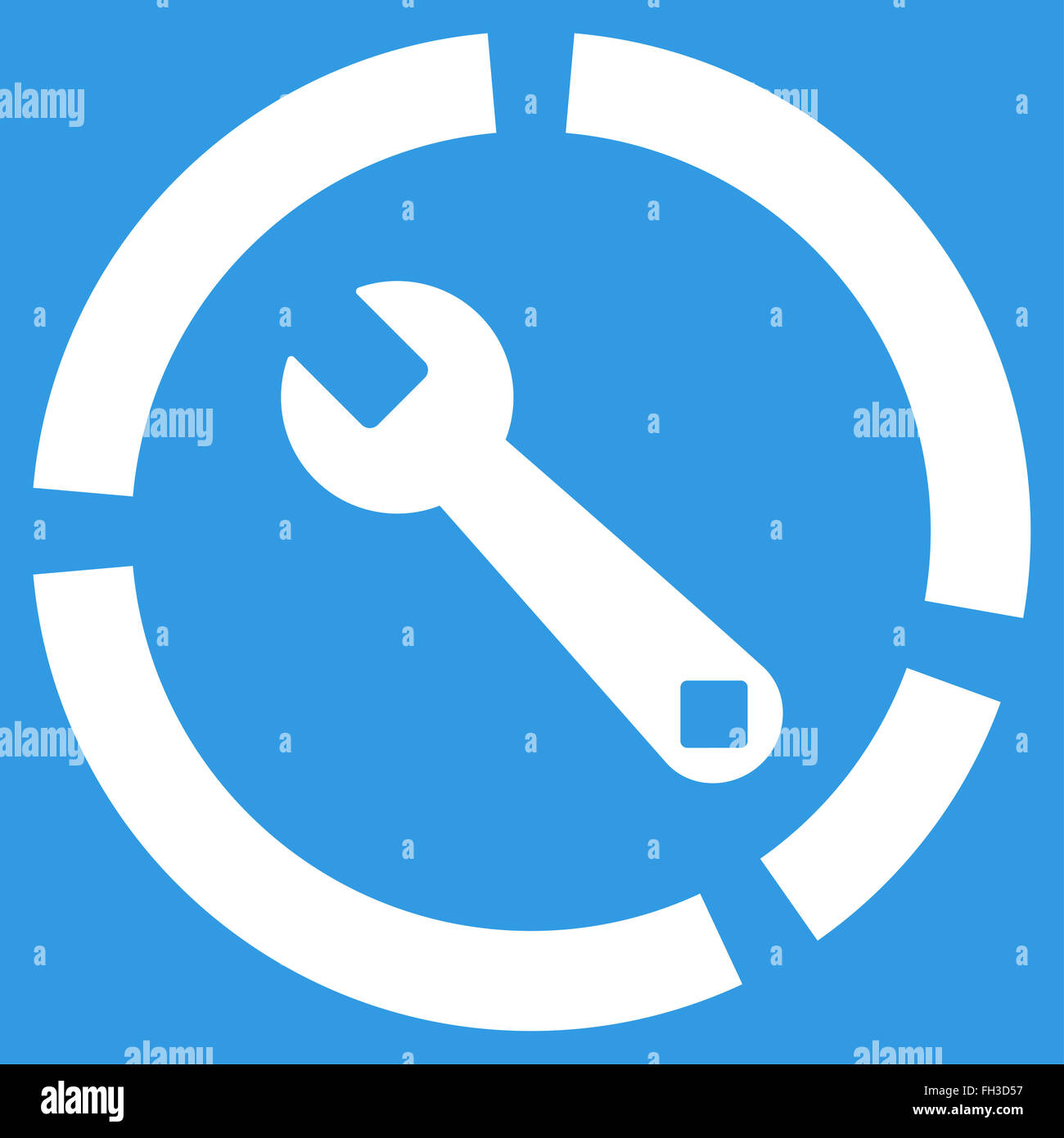 Repair Diagram Icon Stock Photo - Alamy
