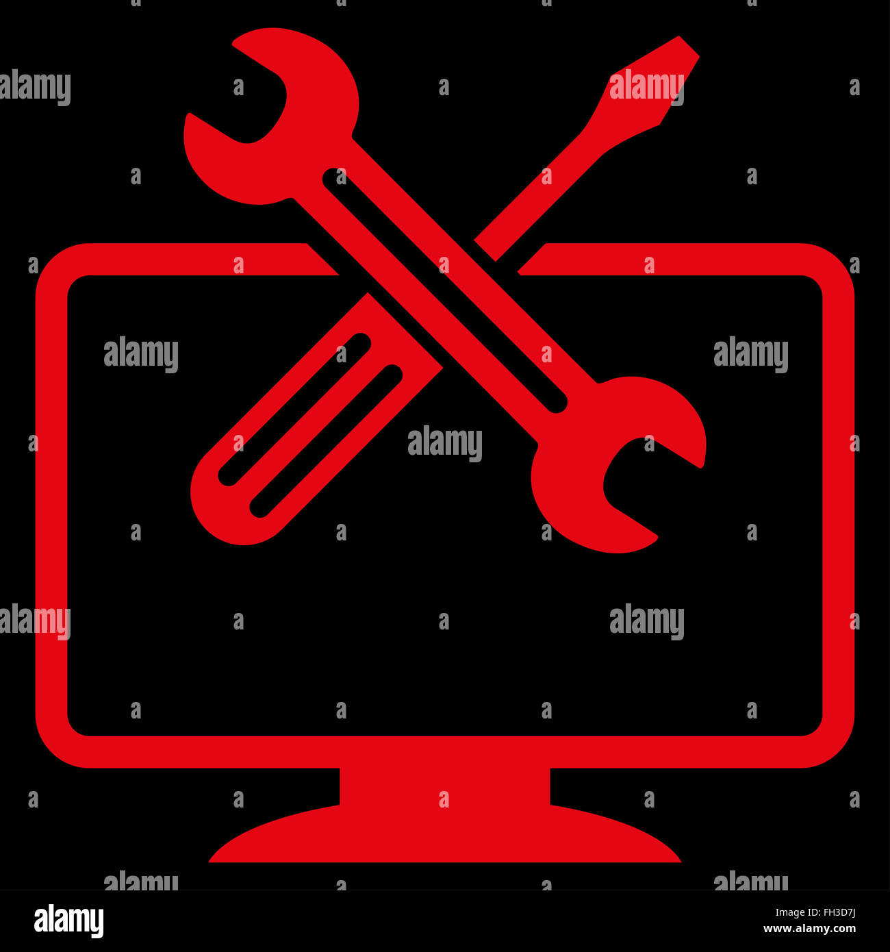 Computer Tools Icon Stock Photo - Alamy