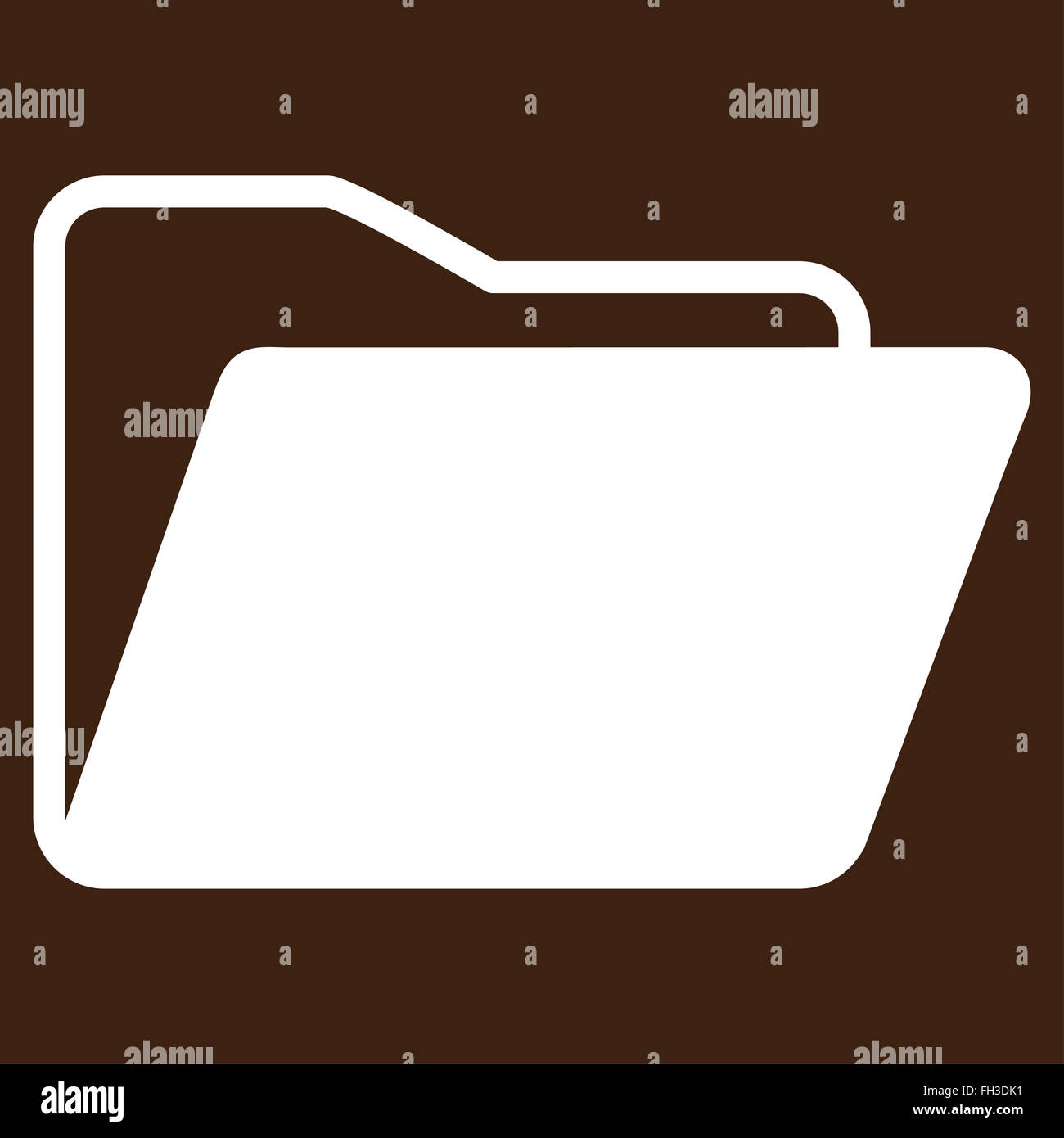 Open Folder Icon Stock Photo - Alamy