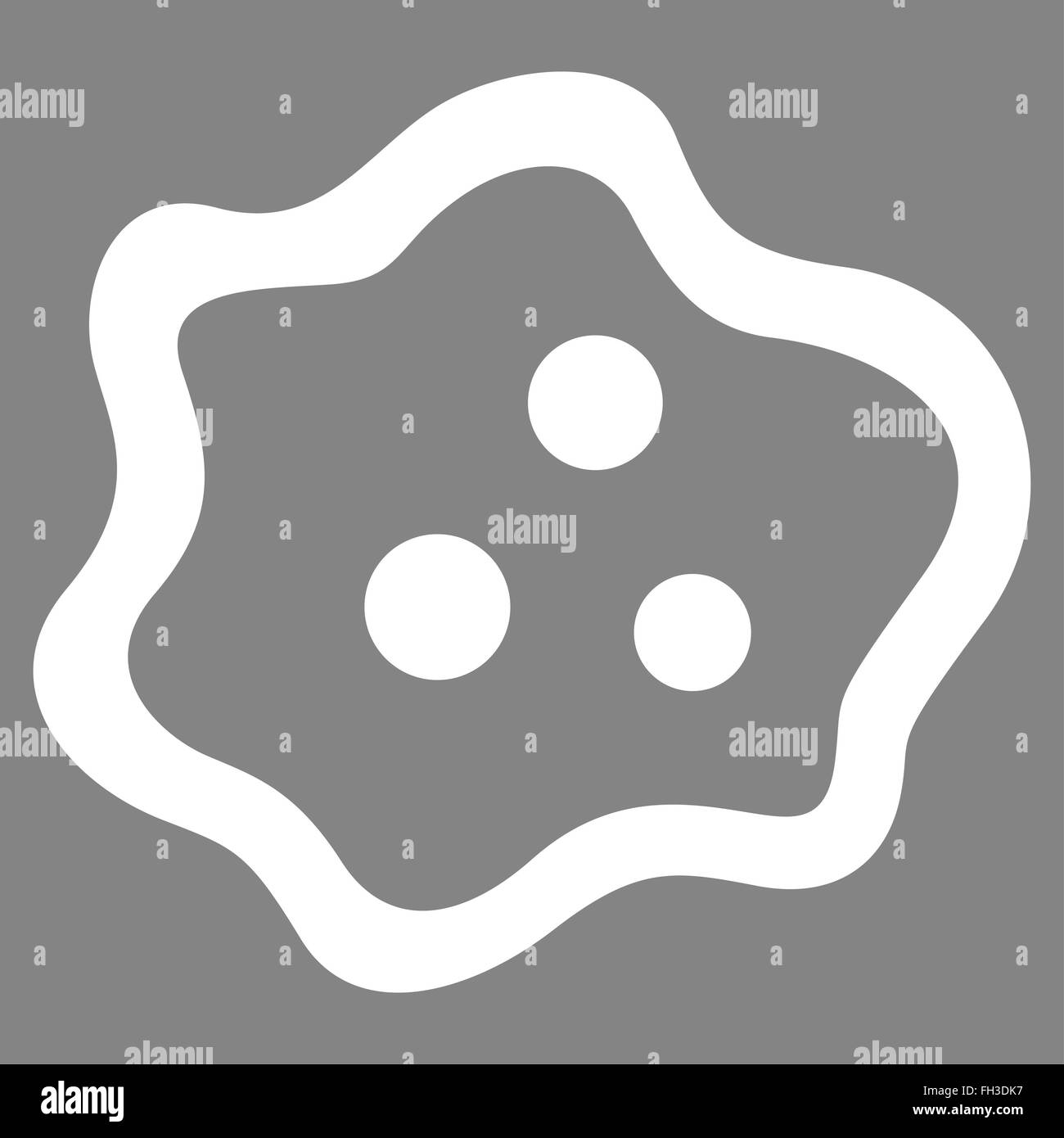 Amoeba Flat Icon Stock Photo - Alamy
