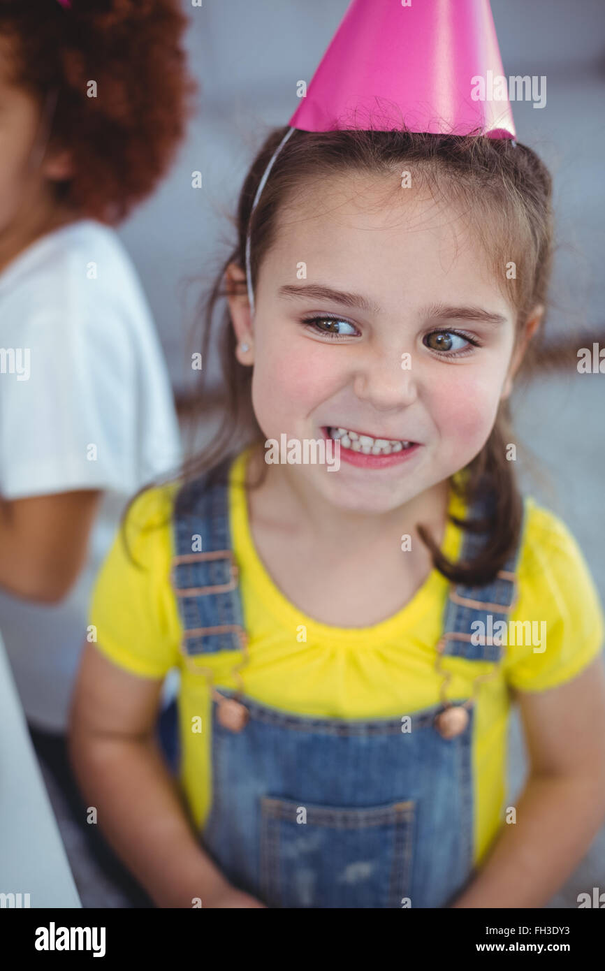 Excited kids enjoying a birthday party Stock Photo - Alamy