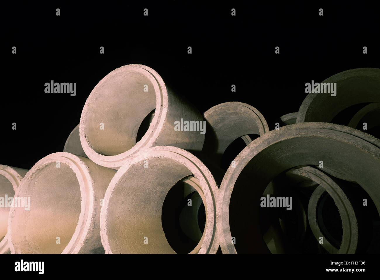 Precast concrete culvert pipe hi-res stock photography and images - Alamy
