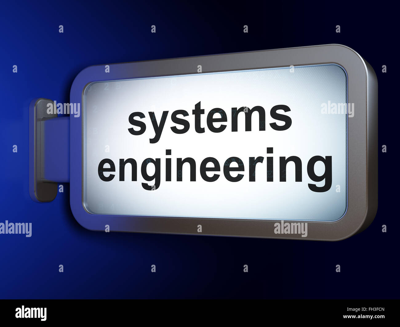 Science concept: Systems Engineering on billboard background Stock ...