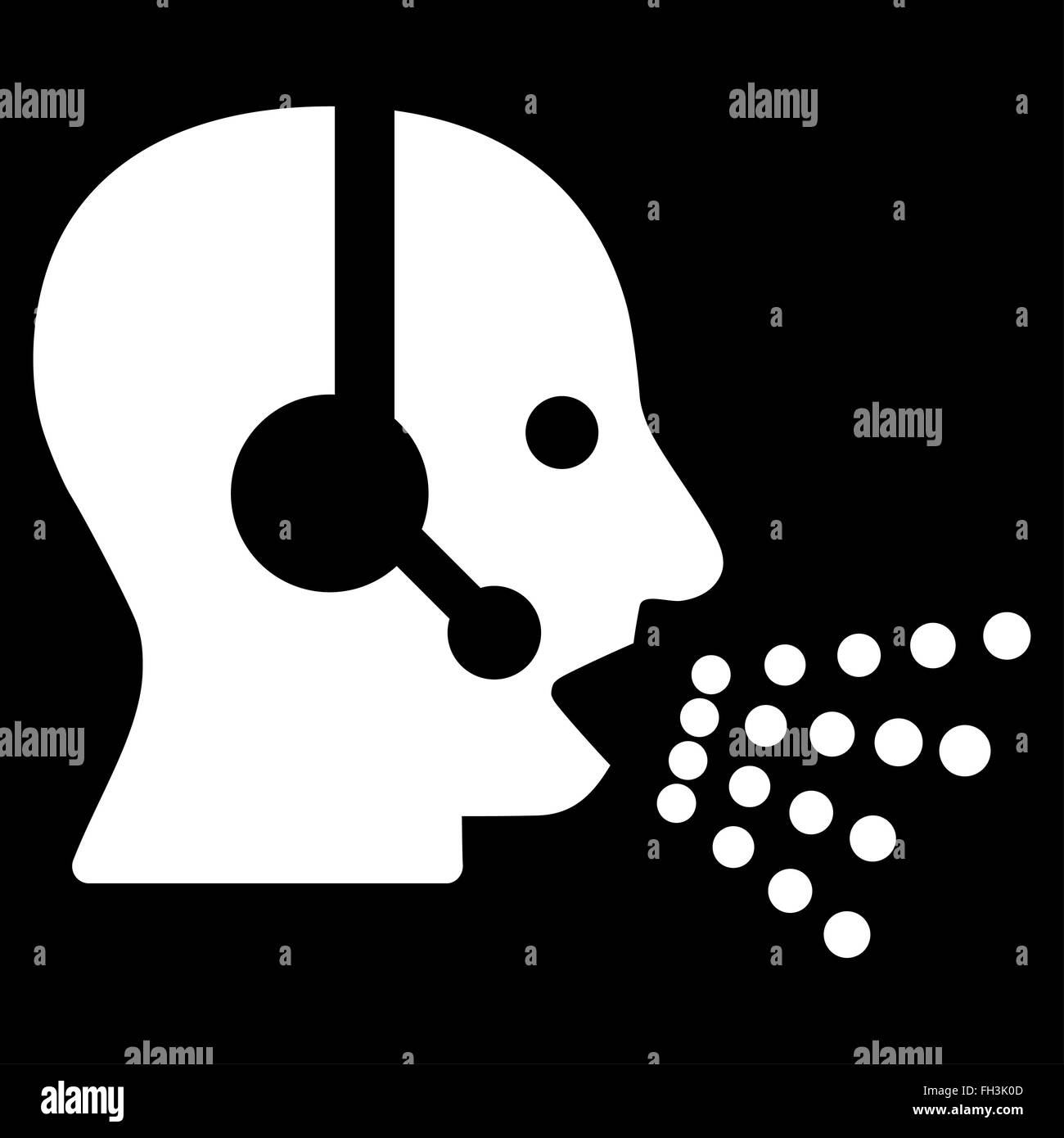 Operator Speech Flat Icon Stock Photo - Alamy Operator Speech Flat Icon Stock Photo - Alamy