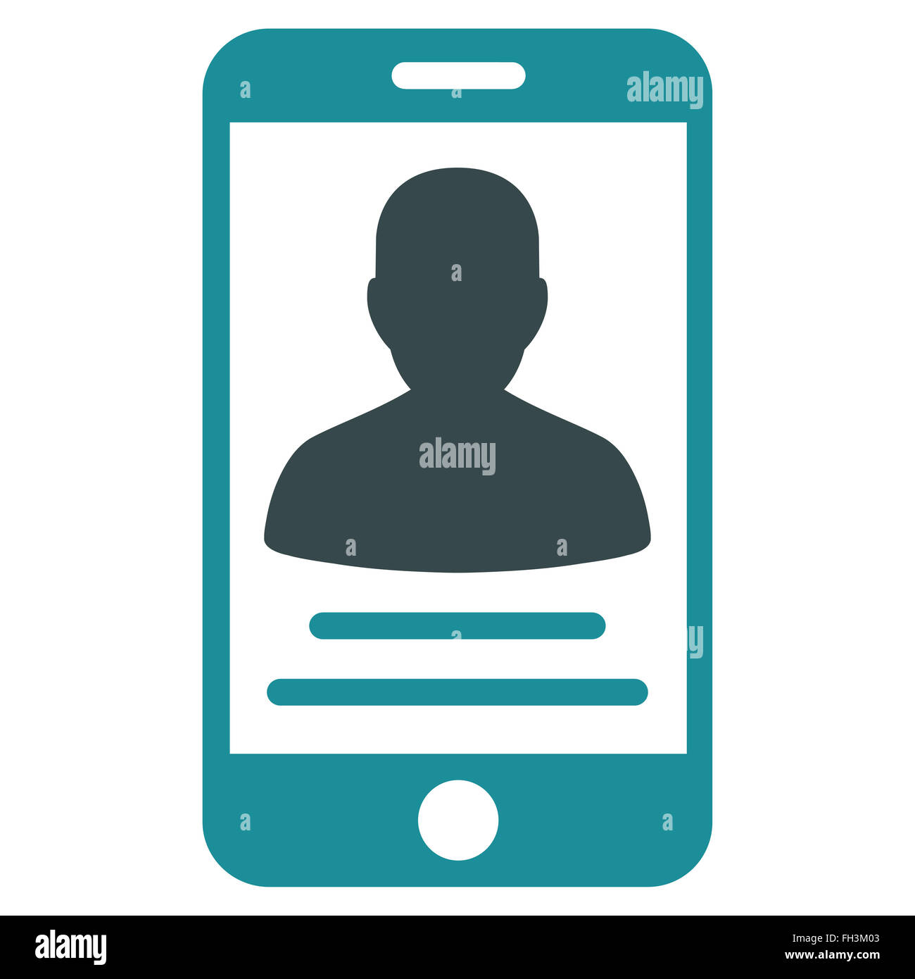 Patient Mobile Account Icon Stock Photo - Alamy