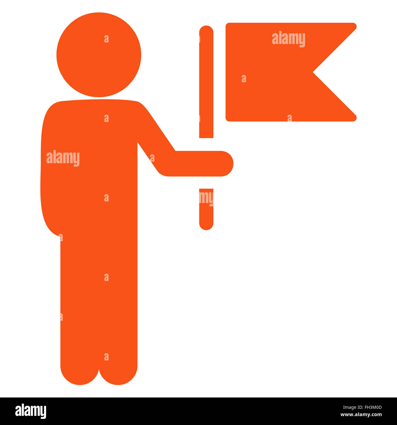 Person Commander Icon Stock Photo - Alamy