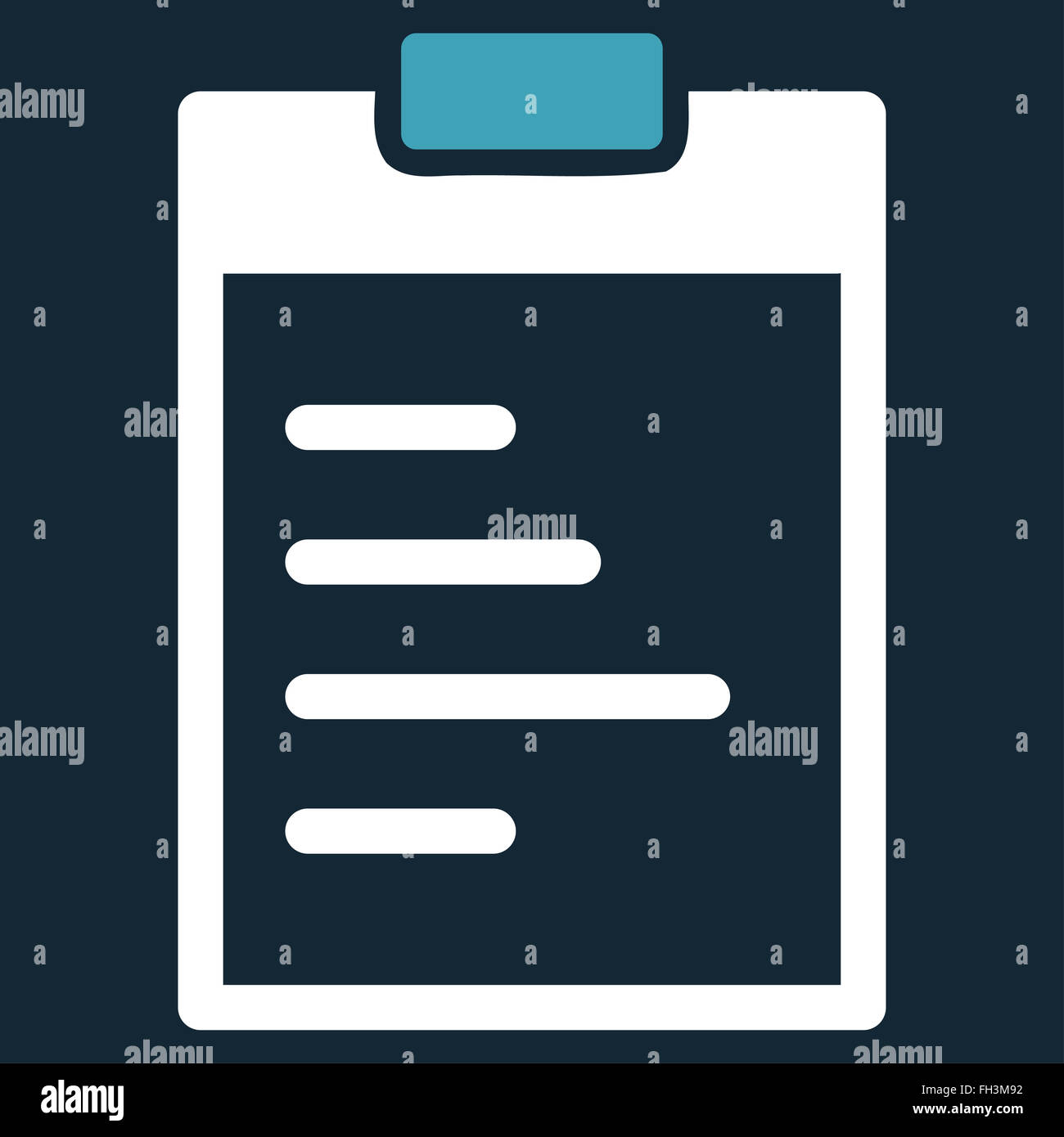 Pad Text Icon Stock Photo - Alamy