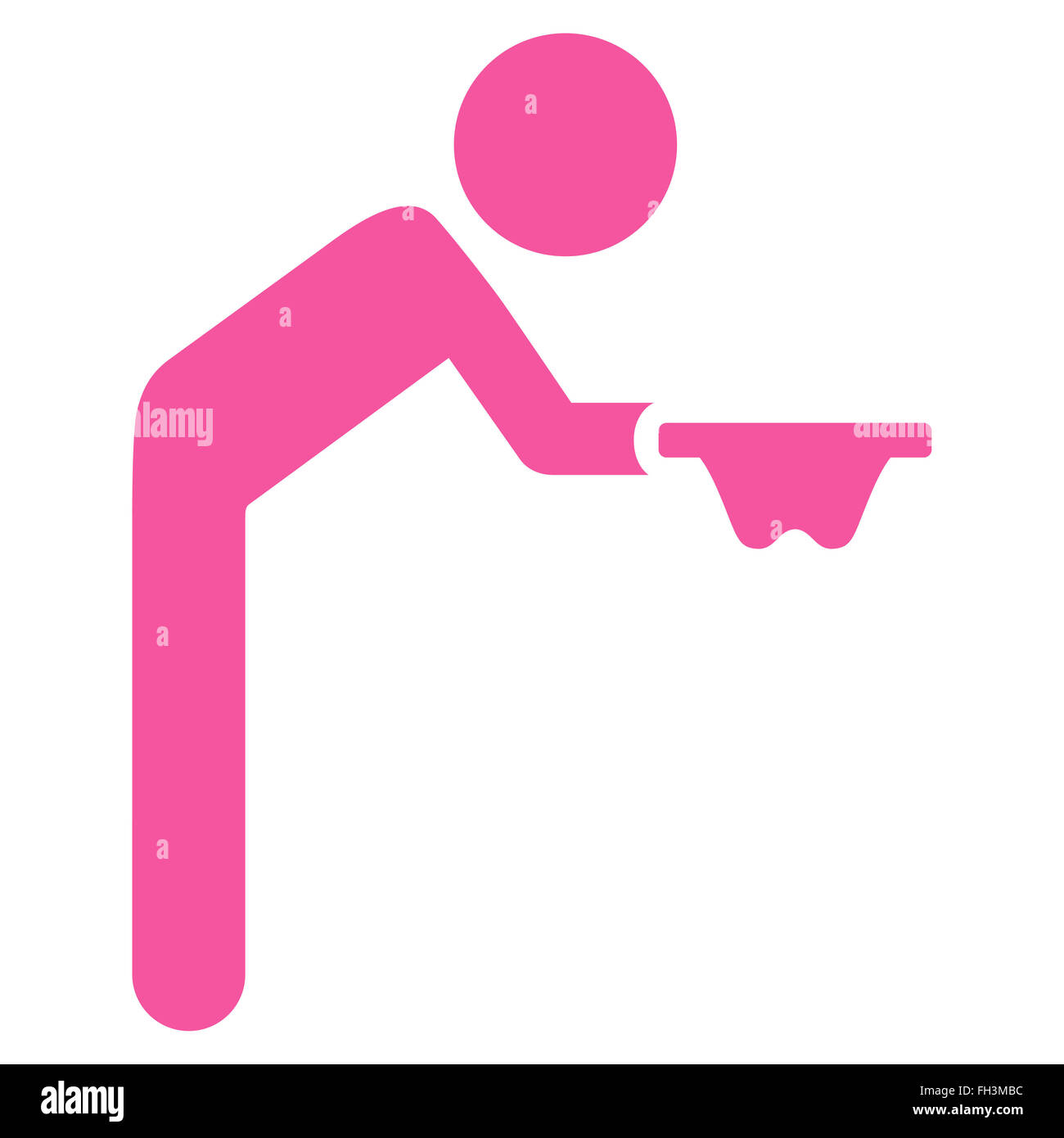 Boy Beggar Icon Stock Photo - Alamy