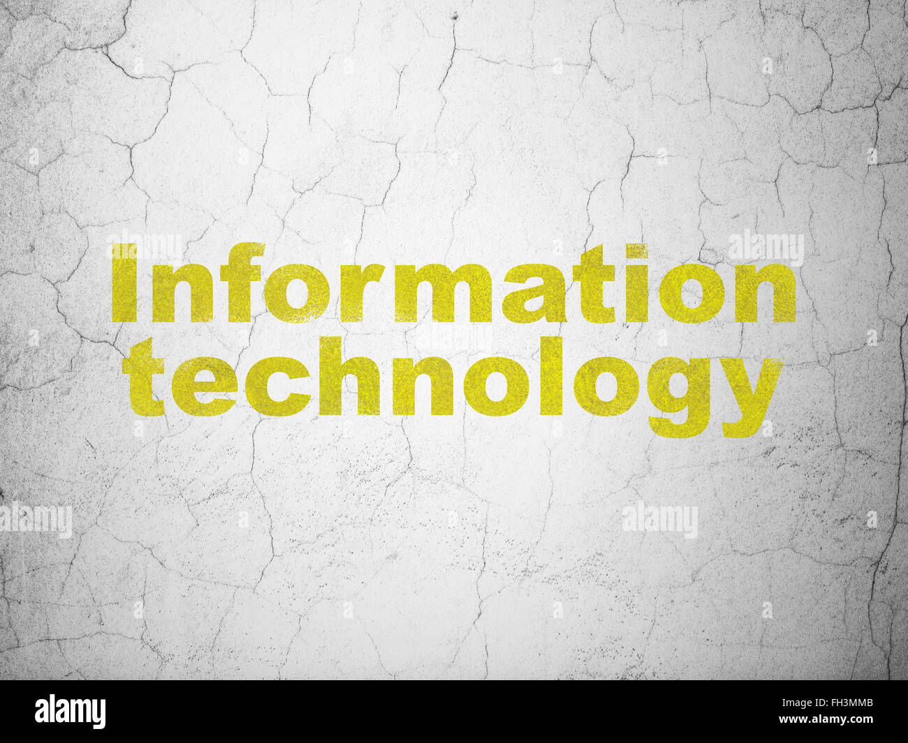 Data concept: Information Technology on wall background Stock Photo - Alamy