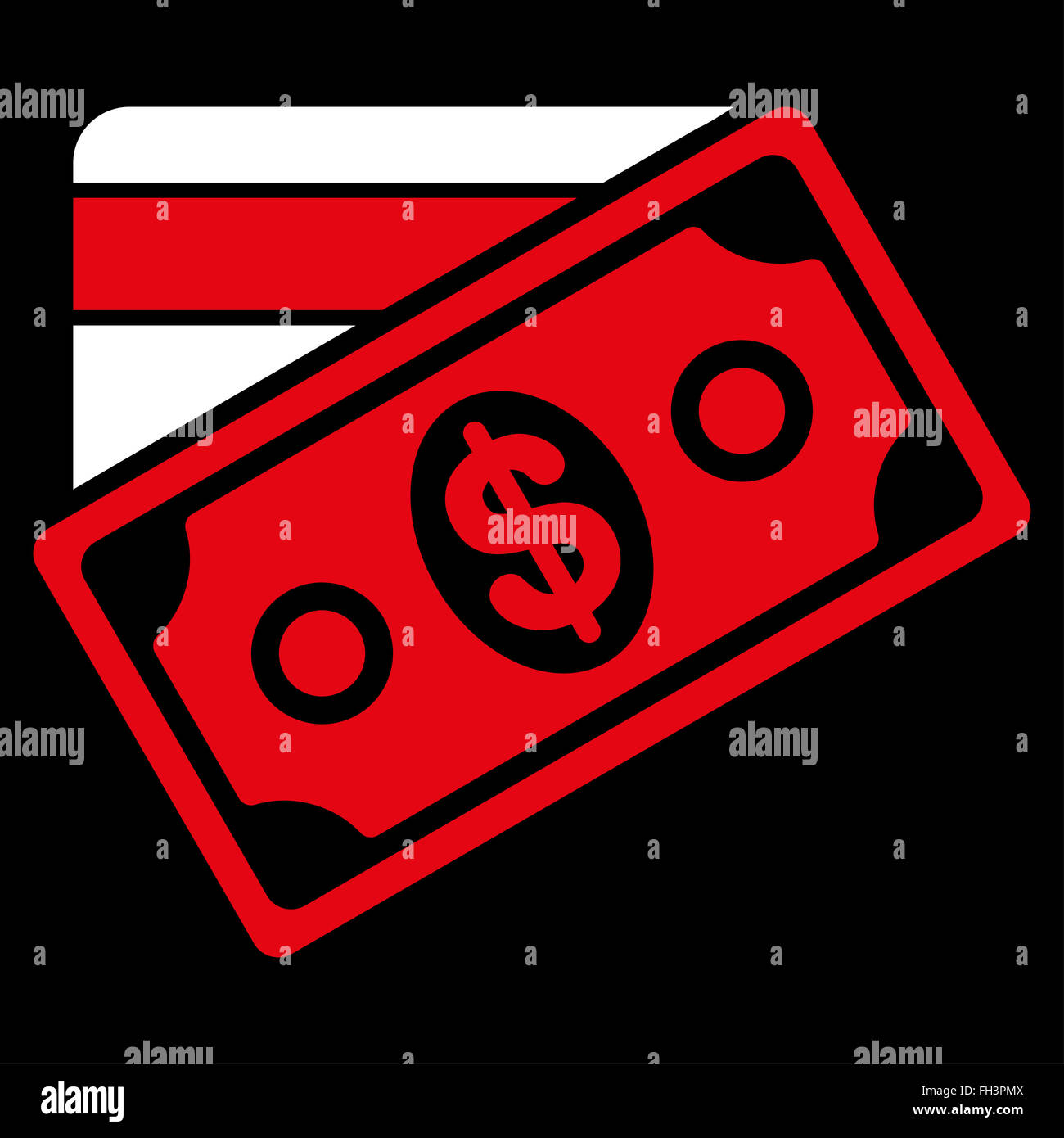 Money Flat Icon Stock Photo - Alamy