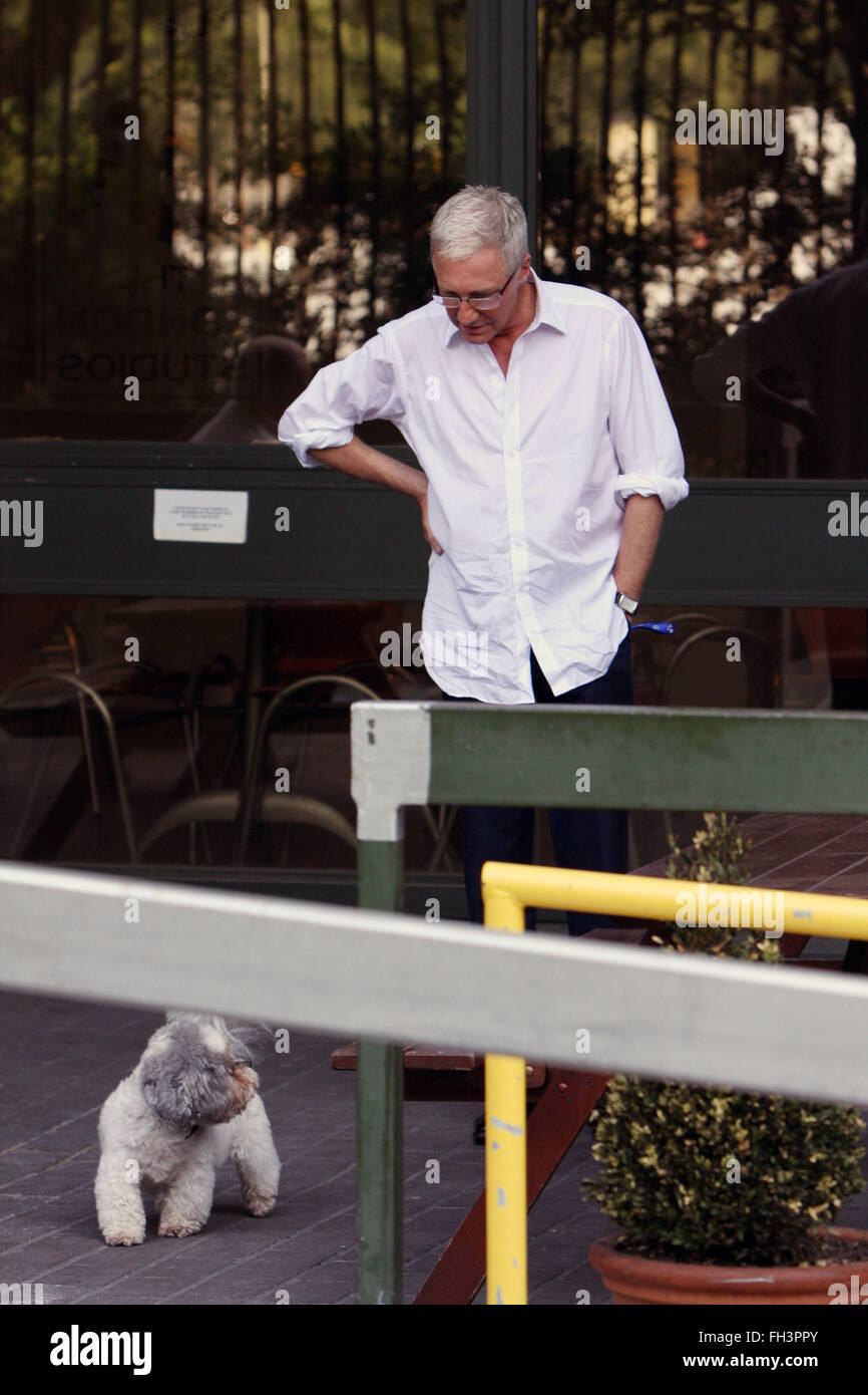 Paul O'Grady with Buster Itv studios (credit image © Jack Ludlam Stock ...