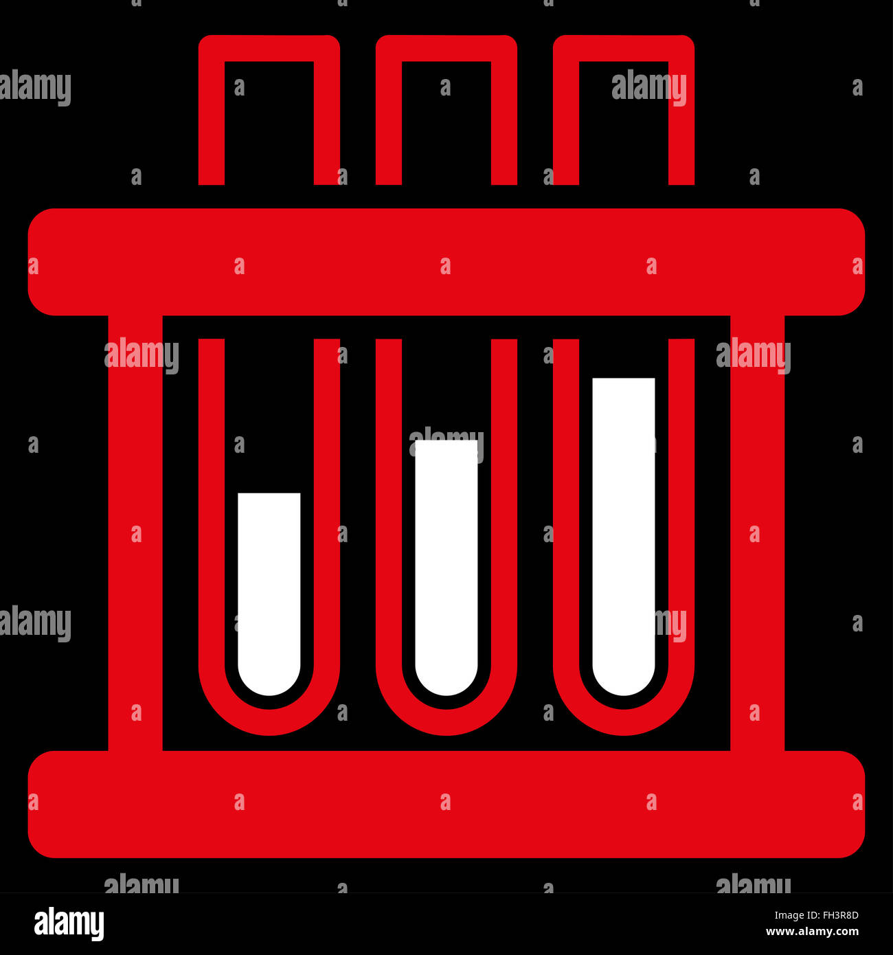 Test Tubes Icon Stock Photo - Alamy