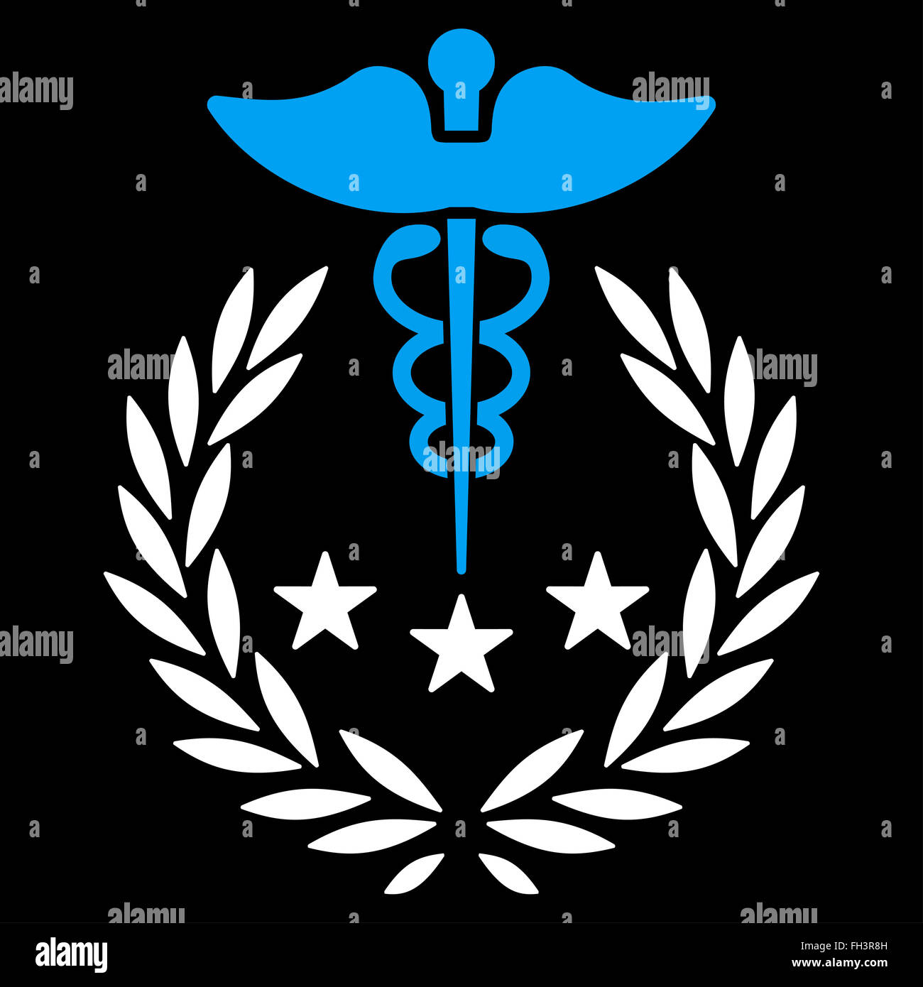 Caduceus Logo Icon Stock Photo - Alamy