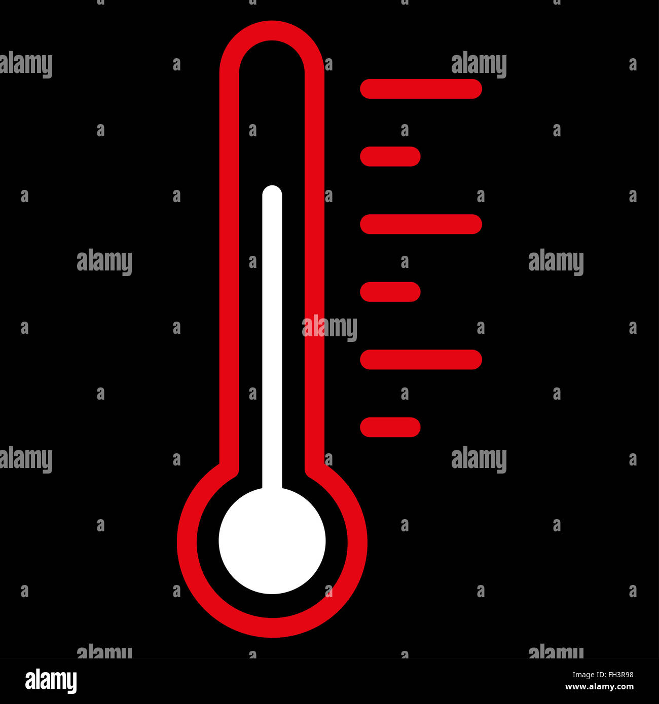 Temperature Level Icon Stock Photo - Alamy