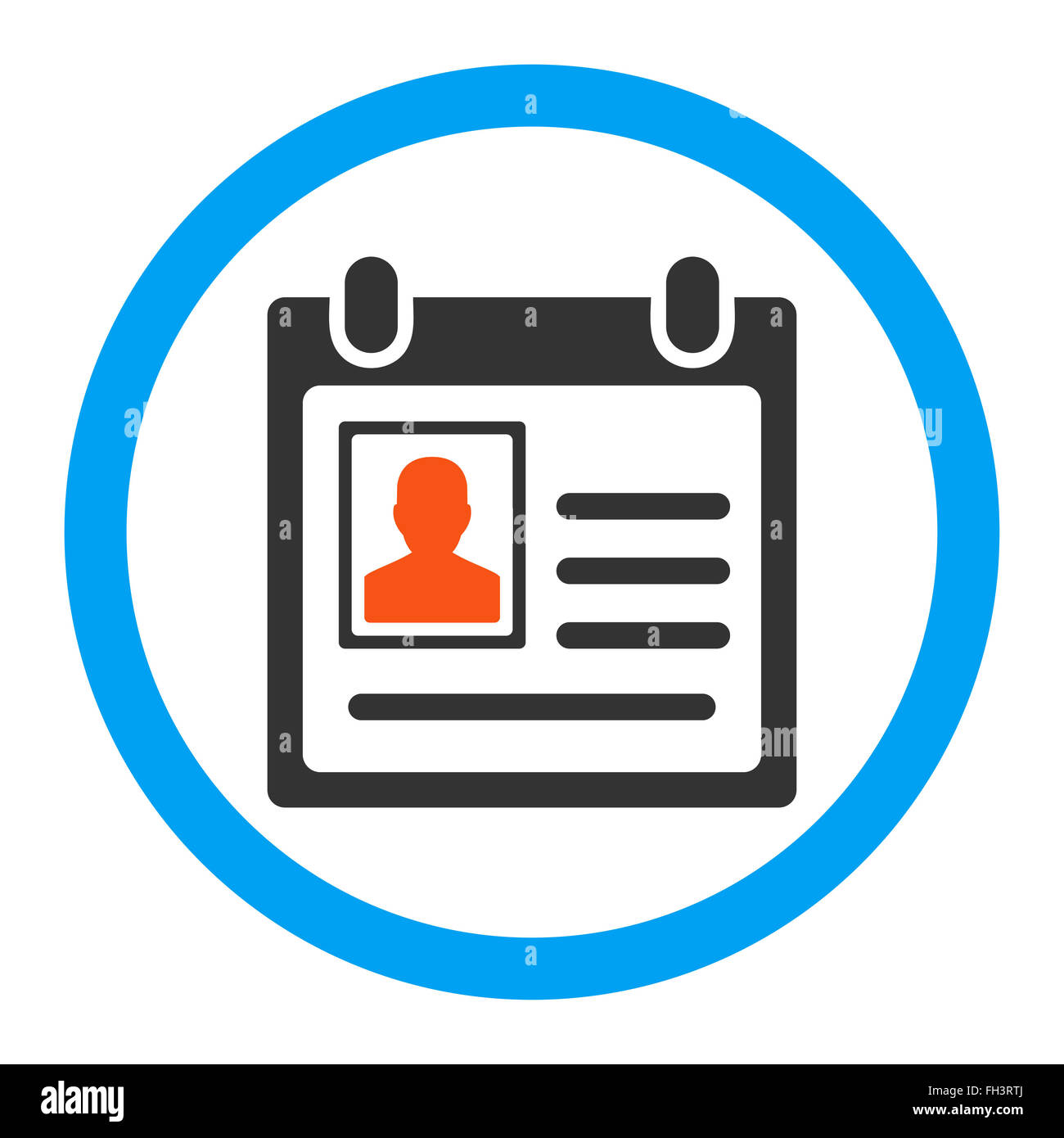 Personal Badge Rounded Vector Icon Stock Photo - Alamy