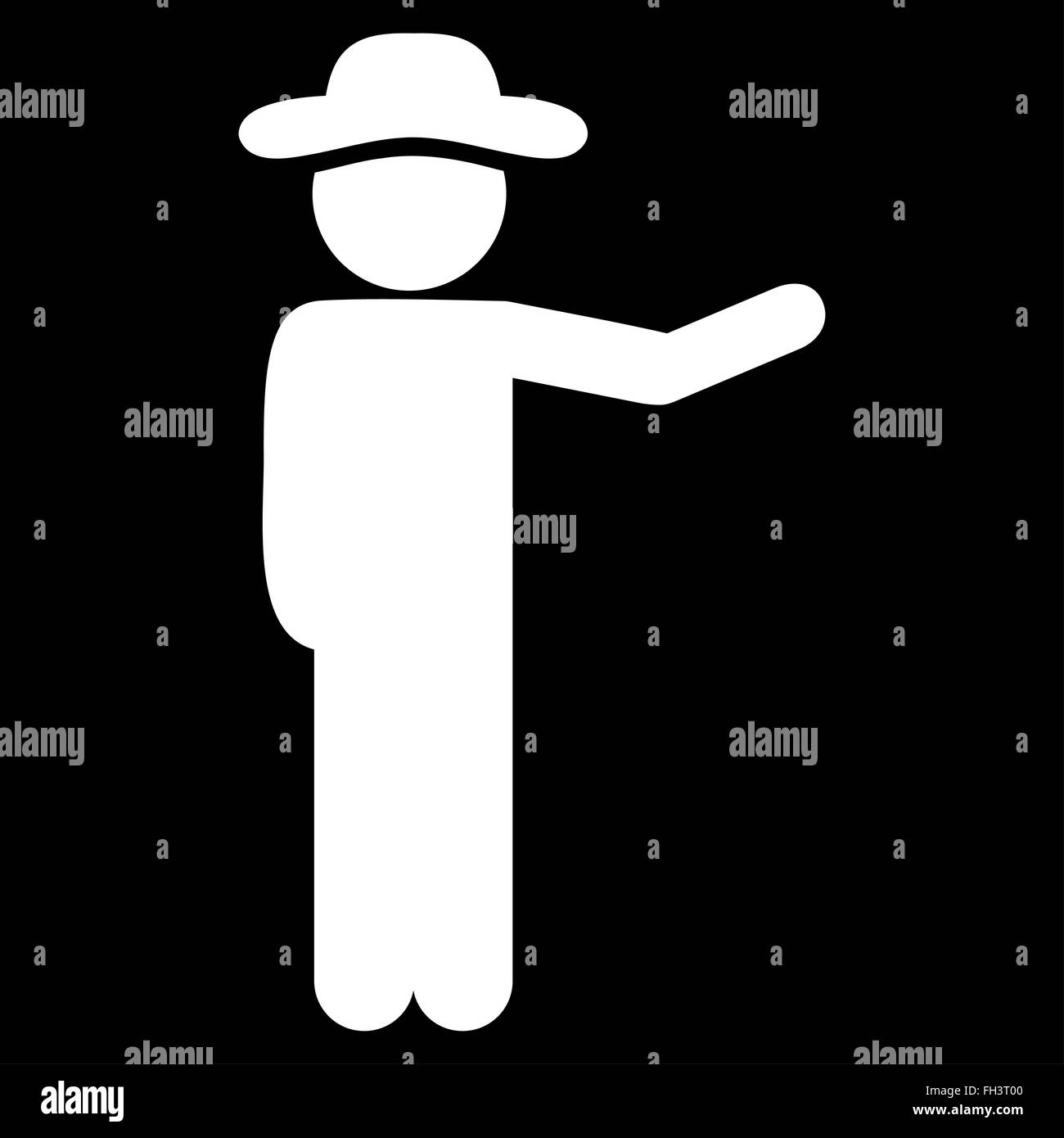 Boy Show Icon Stock Photo - Alamy