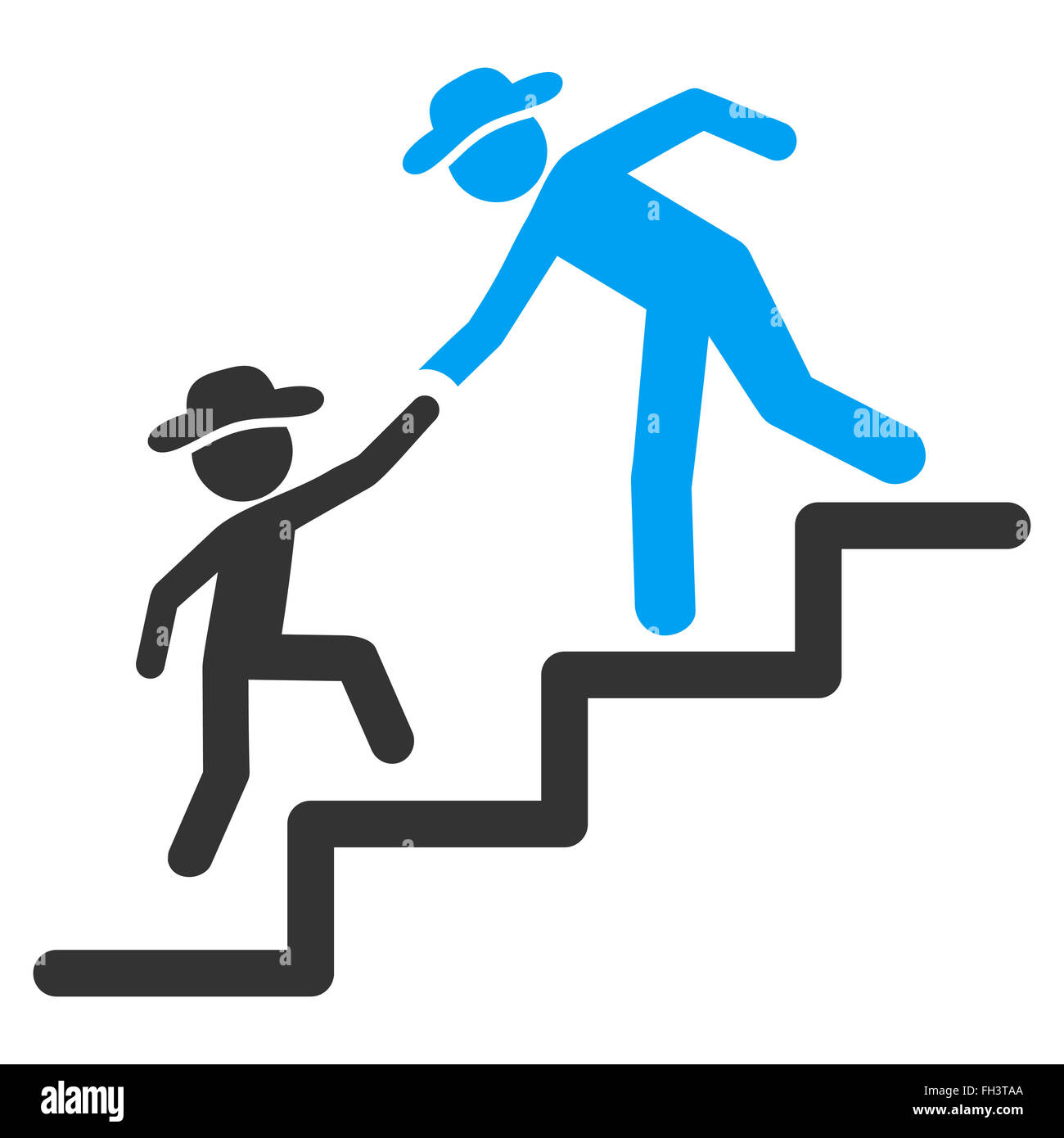 Boy Education Steps Icon Stock Photo - Alamy