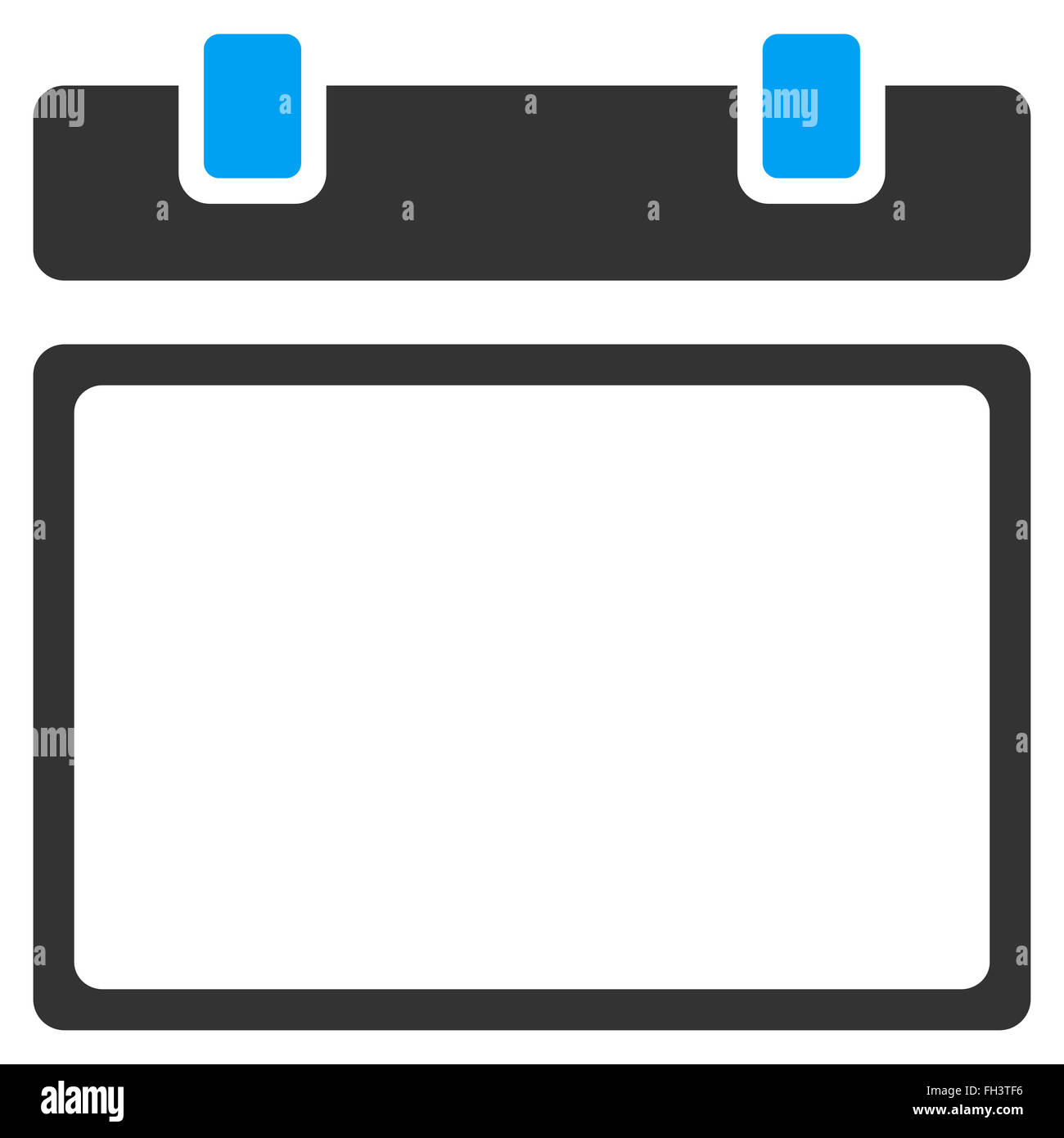 Empty Calendar Day Icon Stock Photo - Alamy