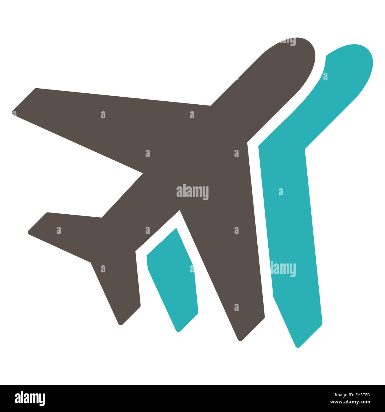 Airlines Flat Icon Stock Photo - Alamy