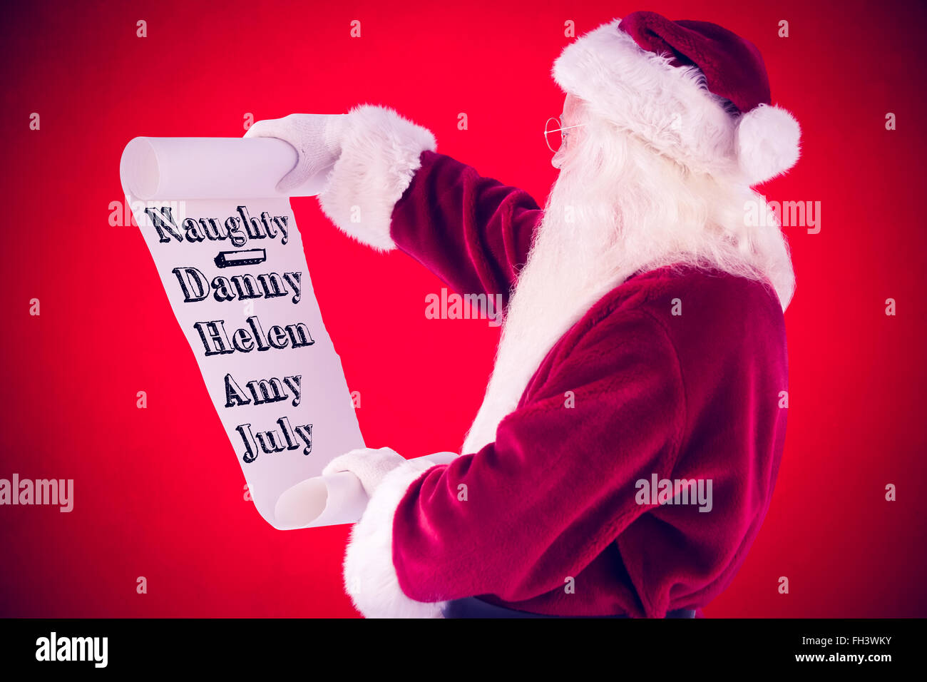 Santa naughty or nice list hi-res stock photography and images - Alamy