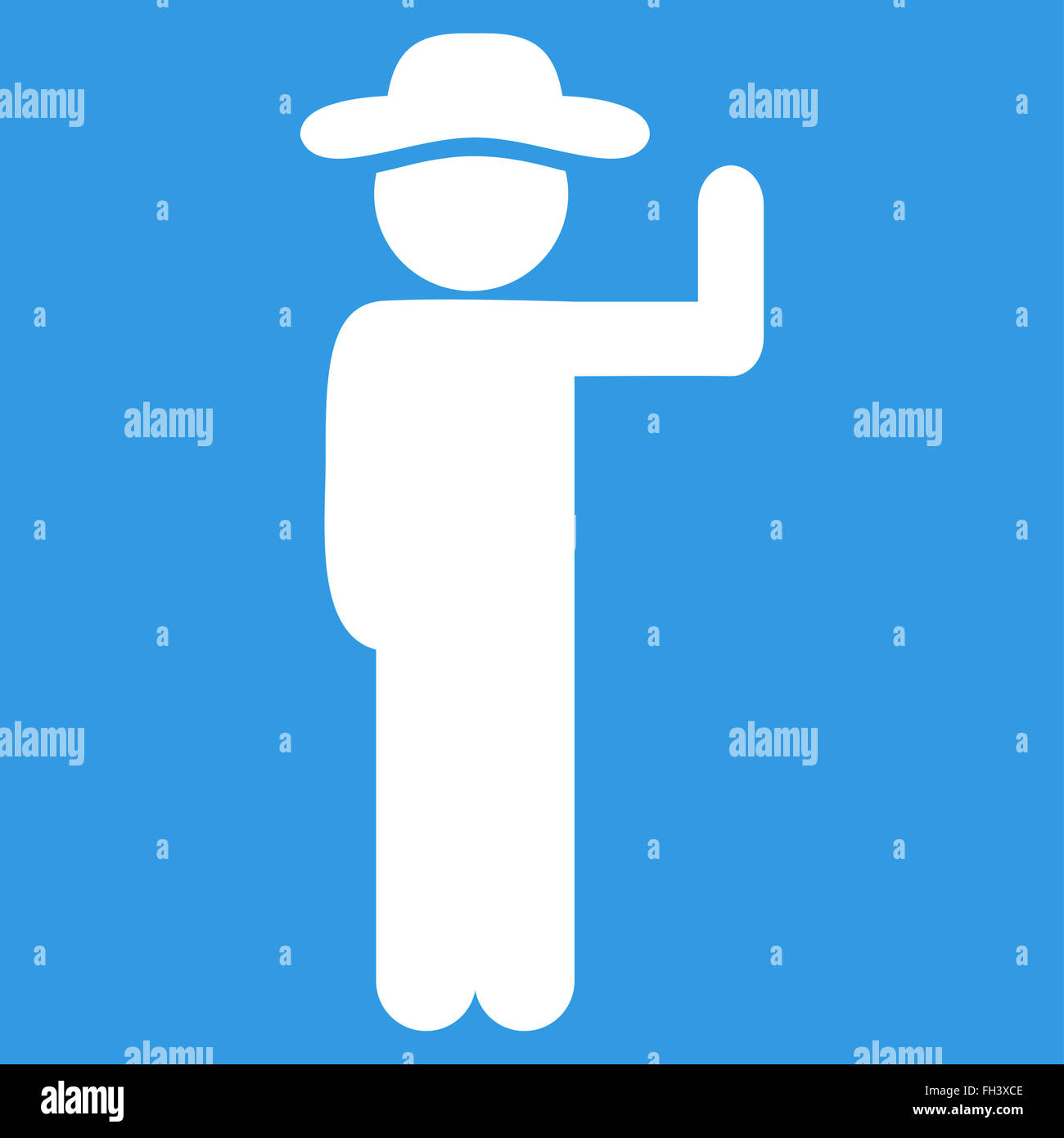 Human Vote Icon Stock Photo - Alamy